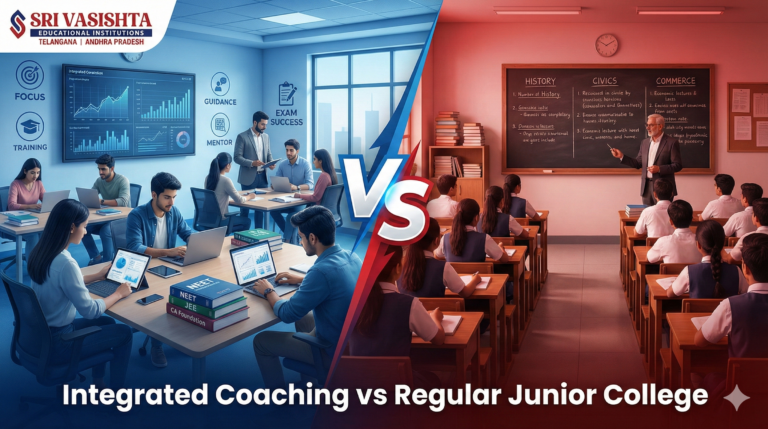 Integrated Coaching Vs Regular Junior College | Sri Vasishta